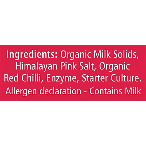 Buy AKSHAYAKALPA Cheddar Cheese - Chilli, Handcrafted Artisan Organic ...