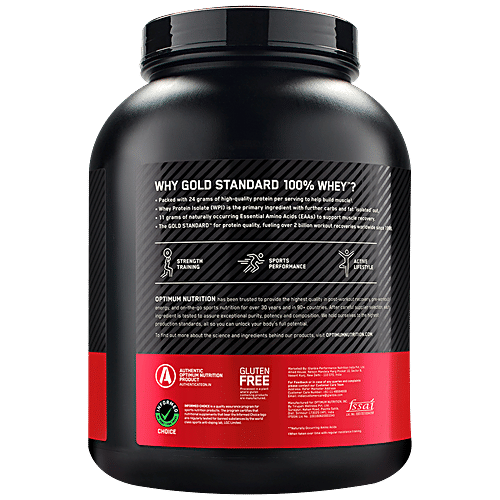 Buy Optimum Nutrition Gold Standard 100% Whey Protein Isolate - Double ...