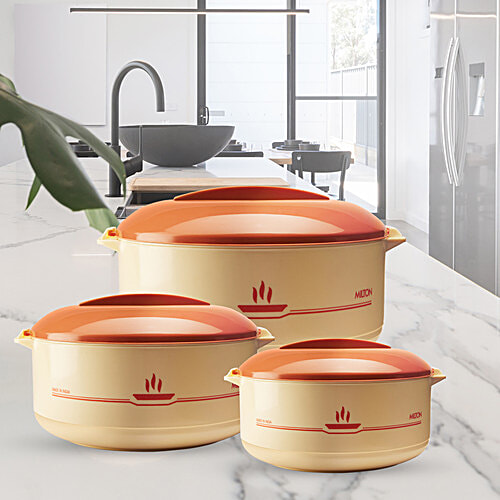 Buy Milton Plastic Insulated Jr Casserole For Roti/Chapati Gift Set ...