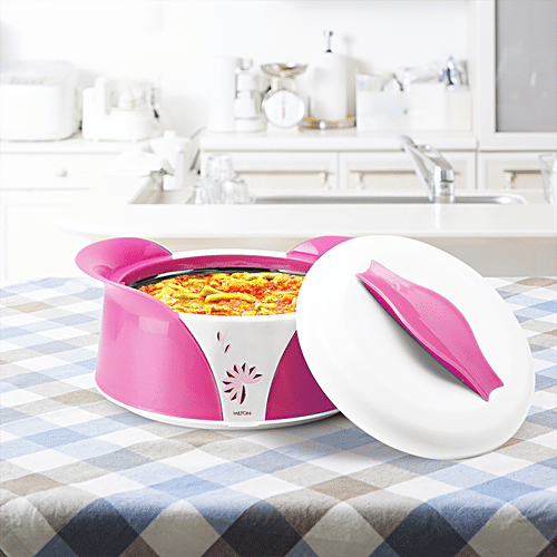 Buy Milton Insulated Plastic Casserole For Roti/Chapati - Pink ...