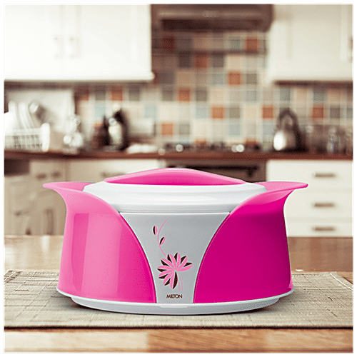 Buy Milton Insulated Plastic Casserole For Roti/Chapati - Pink ...