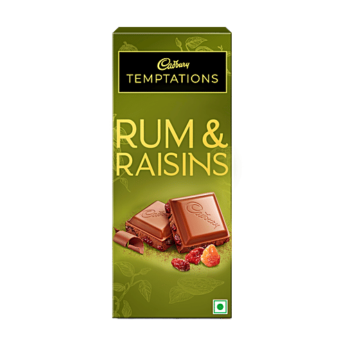 Buy Cadbury Temptations Rum & Raisins Chocolate Bar Online at Best ...