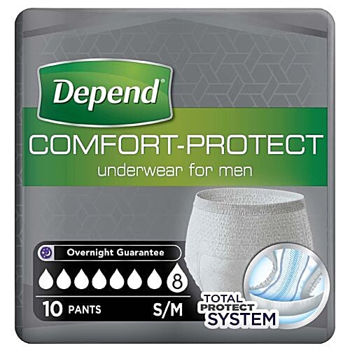Buy Depend Adult Pull-up Pants for Men - Comfort Protect Underwear ...