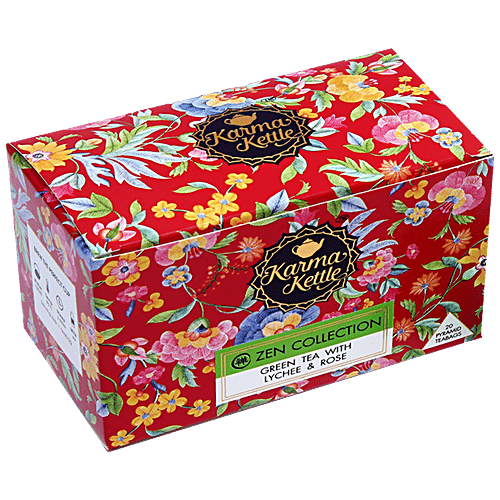 Buy Karma Kettle Zen Collection Green Tea With Lychee & Rose Online at ...