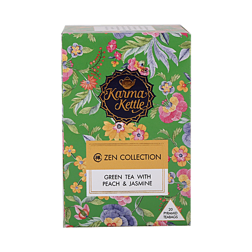Buy Karma Kettle Zen Collection Green Tea With Peach & Jasmine Online ...