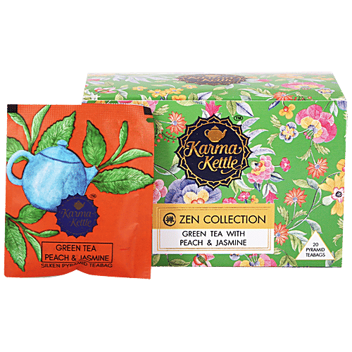 Buy Karma Kettle Zen Collection Green Tea With Peach & Jasmine Online ...