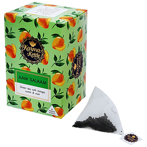 Buy Karma Kettle Aam Salaam Iced Tea With Mango, Mint & Cumin Online at ...