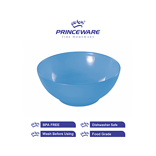 Buy Princeware Microwaveable Plastic Multiutility Bowl - Blue, New ...