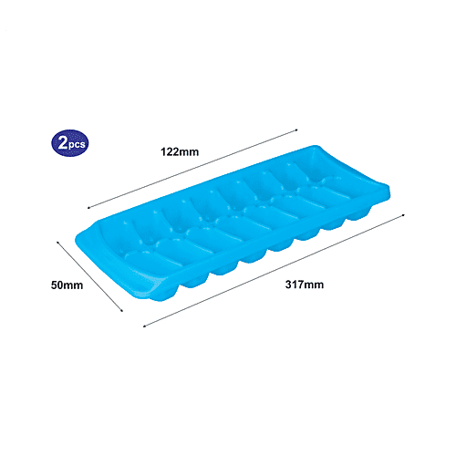 Buy Princeware Ice Cube/Freezer Tray - Blue, L5003X2 Online at Best ...