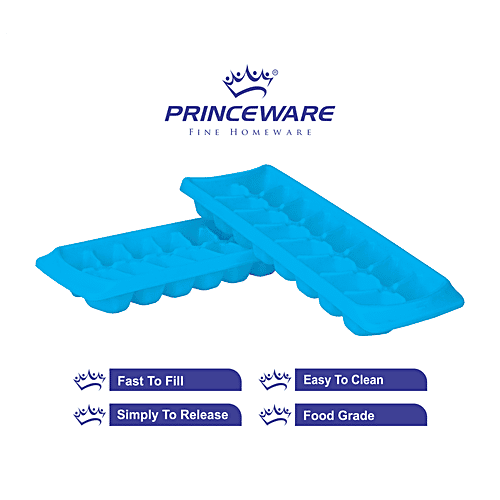 Buy Princeware Ice Cube/Freezer Tray - Blue, L5003X2 Online at Best ...