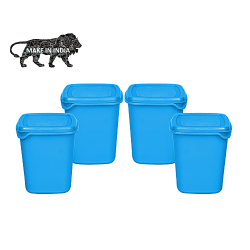 Buy Princeware Pilot Plastic Container - Blue, L5580X4 Online at Best ...