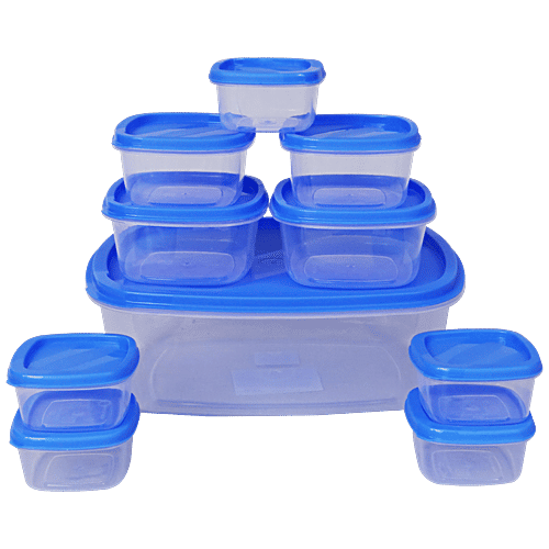Buy Princeware Store Fresh Microwaveable Plastic Container Set ...