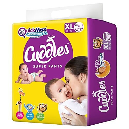 Buy Cuddles Xtra Large - 54 Diapers Online at Best Price of Rs null ...