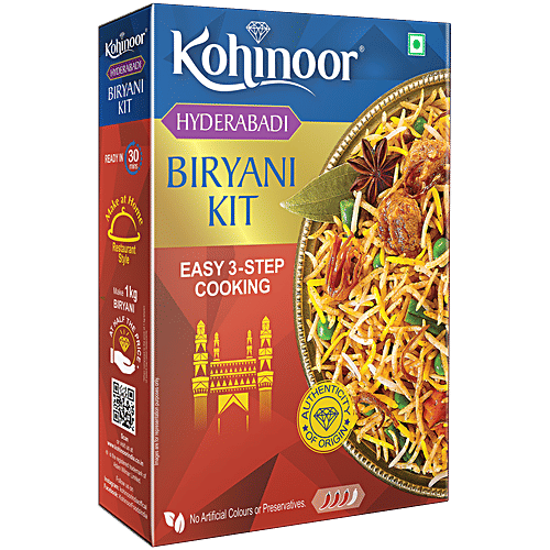 Buy Kohinoor Hyderabadi Biryani Kit - Ready To Cook Online at Best ...