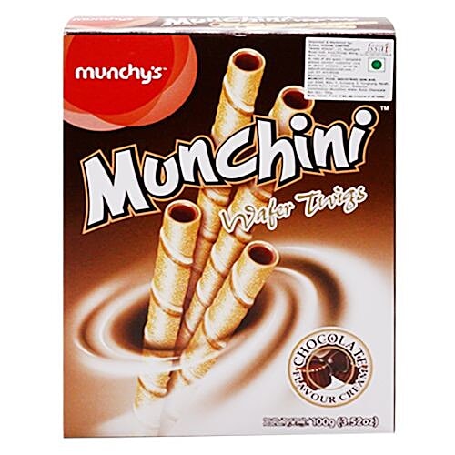 Buy Munchys Wafer Rolls - Chocolate, Munchini Online at Best Price of ...