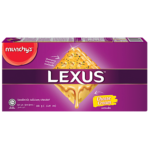 Buy Munchys Lexus Sandwich Calcium Cracker - Cheese Cream Online at ...