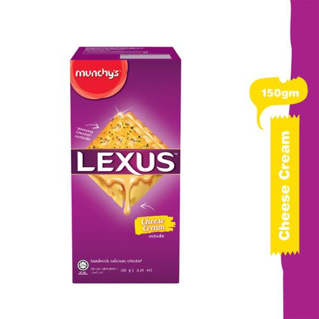 Buy Munchys Lexus Sandwich Calcium Cracker - Cheese Cream Online at ...