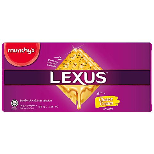 Buy Munchys Lexus Sandwich Calcium Cracker - Cheese Cream Online at ...