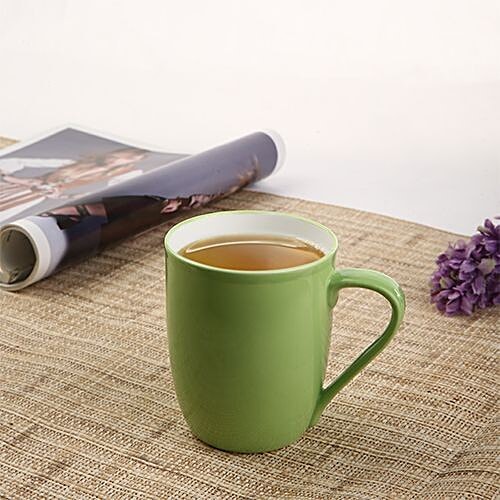 Buy BP Bharat Bone China Dual Tone Coffee/Milk Mug - Green Online at ...