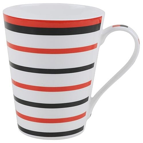Buy BP Bharat Bone China Coffee/Milk Mug - Carpet Series, Red & Black ...