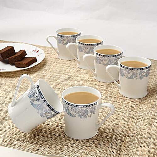 Buy BP Bharat Chai/Bone China Magic Series Coffee Mug - Light Blue ...