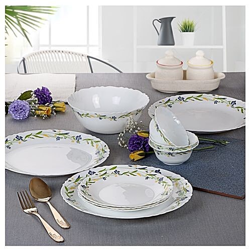 Buy Cello Opalware Imperial Dinner Set - Amazon Creeper Online at Best Price - bigbasket