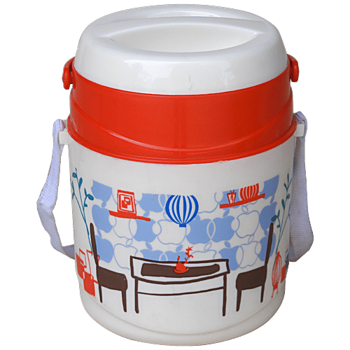 Buy Princeware Orbit Stainless Steel Lunch Box Insulated - 3 Deck ...