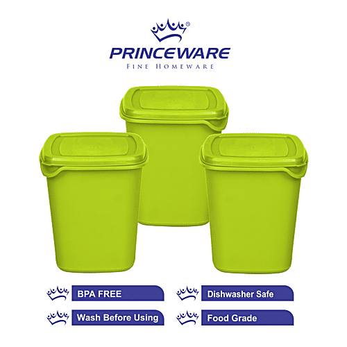 Buy Princeware Prince Pilot Plastic Container - Green Online at Best ...