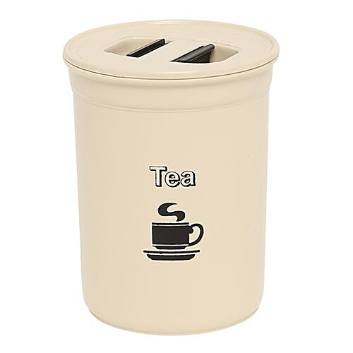 Buy Asian Plastic Tea/Coffee/Sugar Container - Beige Online at Best ...