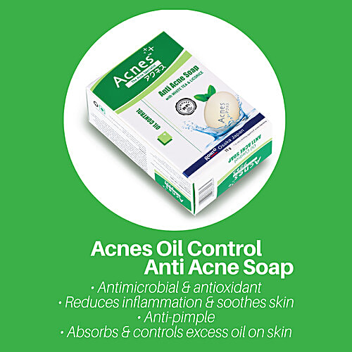 Buy Acnes White Tea & Licorice Anti Acne Soap Online at Best Price of ...