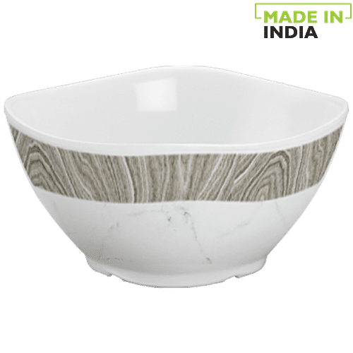 Buy Servewell Pure Melamine Sq Round Katori - Marbo Wood Online at Best ...