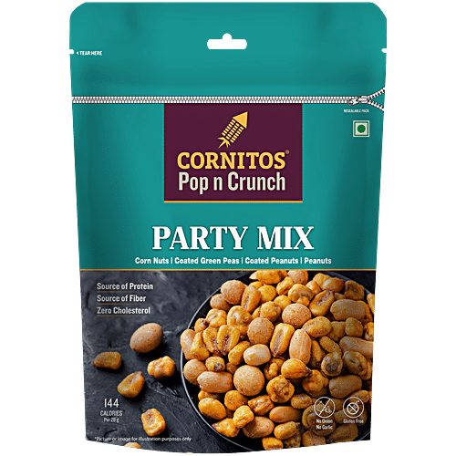 Buy Cornitos Party Mix - Salted Peanuts, Corn Nuts & Coated Green Peas ...