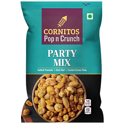 Buy Cornitos Party Mix - Salted Peanuts, Corn Nuts & Coated Green Peas ...
