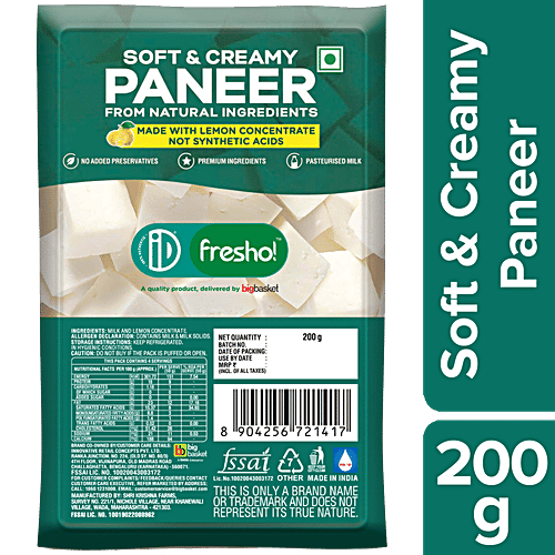 Buy iD fresho! Soft & Creamy Paneer Online at Best Price of Rs 128 ...