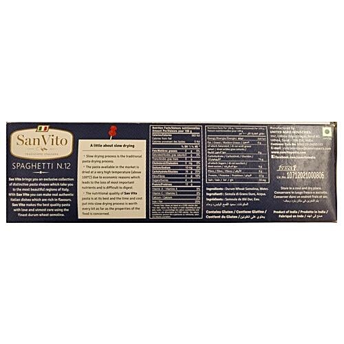 Buy San Vito Spaghetti Pasta - Durum Wheat Online at Best Price of Rs ...