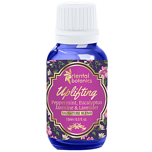 Buy Oriental Botanics Uplifting Aromatherapy Diffuser Oil - Peppermint, Eucalyptus, Jasmine ...