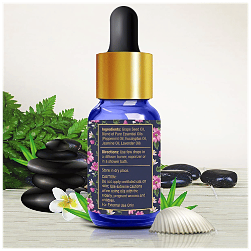 Buy Oriental Botanics Uplifting Aromatherapy Diffuser Oil - Peppermint, Eucalyptus, Jasmine ...