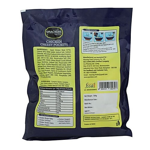 Buy Smackers Chicken Cheesy Pocket Online at Best Price of Rs 435 ...