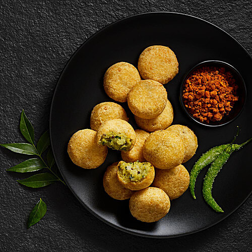 Buy ITC Master Chef Mini Vada Pops - Veg Frozen Snack, Ready To Cook ...