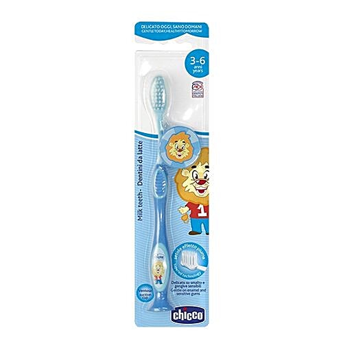 Buy Chicco Kids Toothbrush - Blue, 3y-6y Online at Best Price of Rs 199 ...