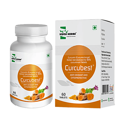 Buy Curcubest Antioxidant & Cytoprotective Curcubest Tablet - Helps To ...