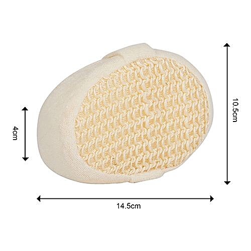 Buy BB Home Loofah/Sponge Scrubber/Body Bath - With hand band, Cream ...