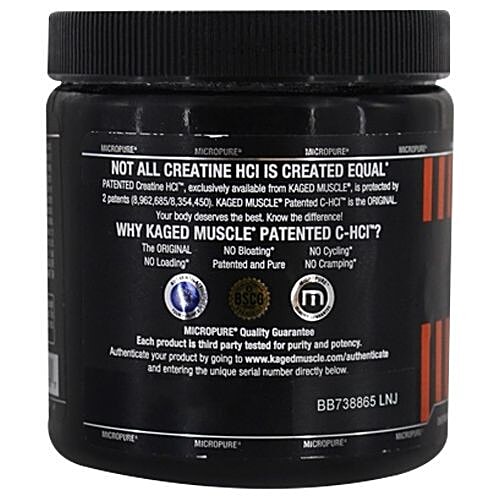 Buy Kaged Muscle Creatine - C.HCI, Lemon Lime Online at Best Price of ...