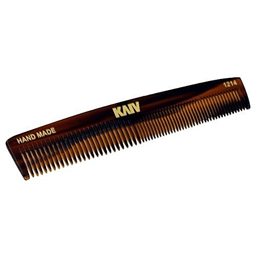 Buy Kaiv Coarse & Half Fine Handmade Grooming Comb - GRC1214, Colour ...