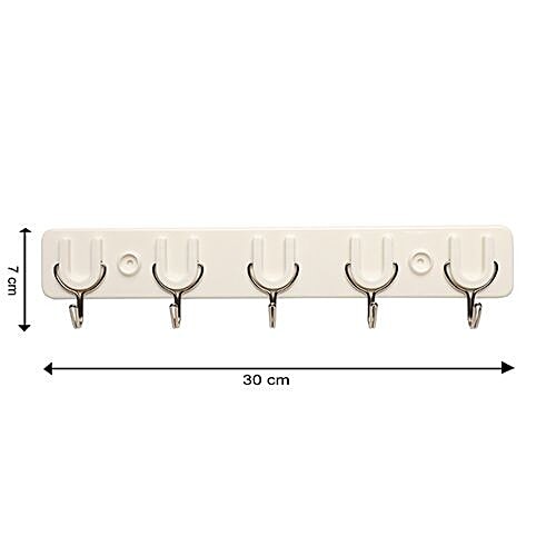 Buy BB Home Plastic & Steel Hook - Self Adhesive/Stickable Online at ...