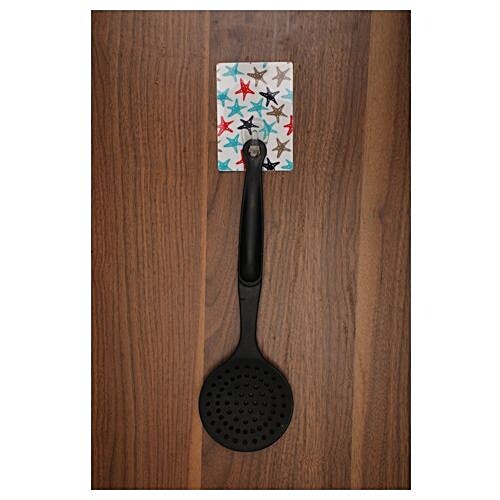 Buy BB Home Plastic Hook - Self Adhesive/Stickable, Star Print Online ...