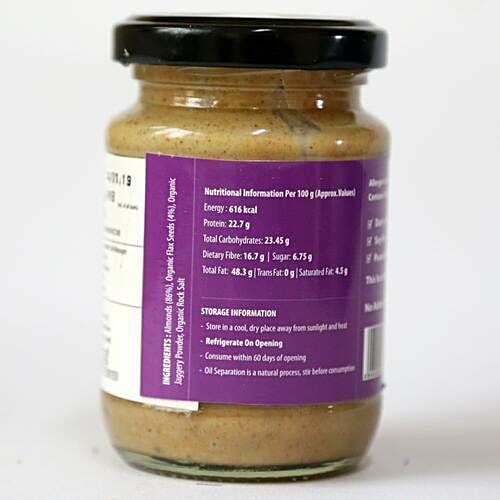 Buy Jus Amazin Crunchy Sweet 'N' Salty Almond Butter with Flax Seeds ...