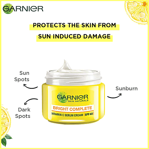 Buy Garnier Garnier Bright Complete VITAMIN C SPF 40 /PA+++ Serum Cream Online at Best Price of ...