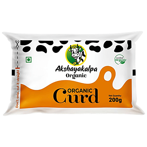 Buy Akshayakalpa Organic Curd Online at Best Price of Rs 23 - bigbasket