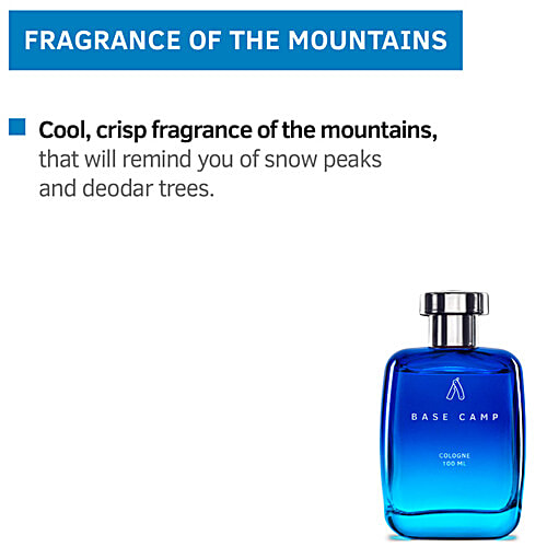 Buy Ustraa Cologne Spray - Base Camp, No Gas & Long Lasting Perfume For ...